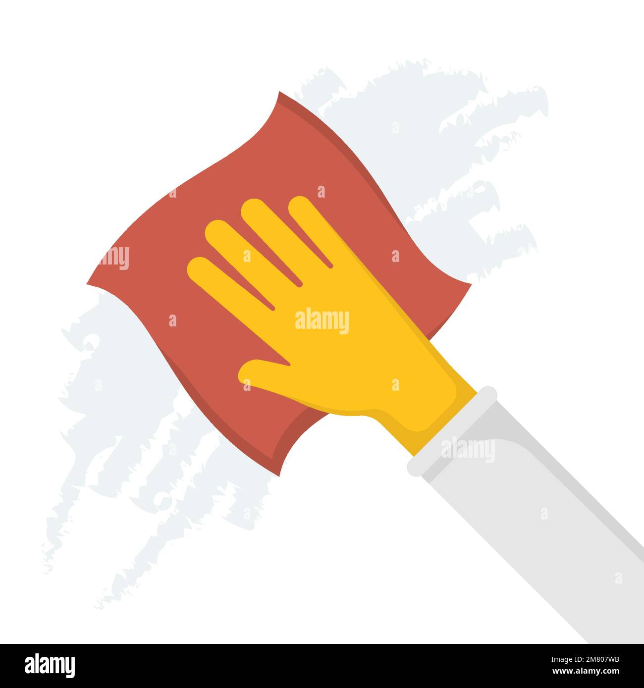 Microfiber cloth on white Stock Vector Images - Alamy