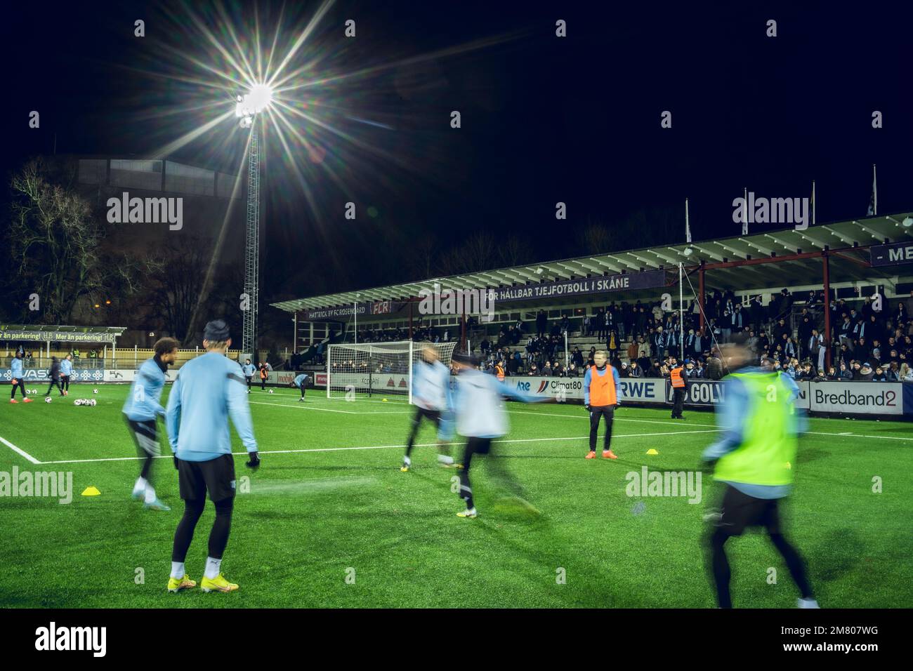 Malmoe, Sweden. 09th, January 2023. The players of Malmö FF seen during ...