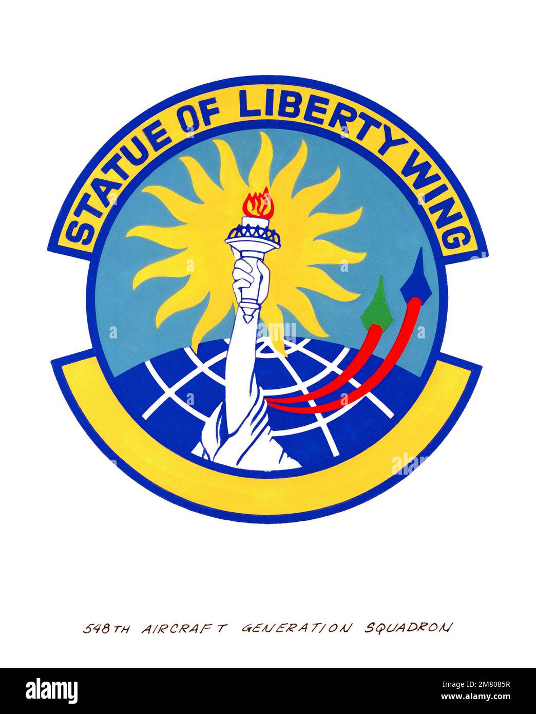 Approved insignia for: 548th Aircraft Generation Squadron. Country ...