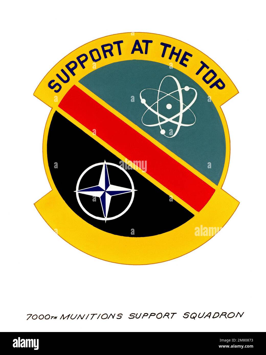 Approved insignia for: 7000th Munitions Support Squadron. Country ...