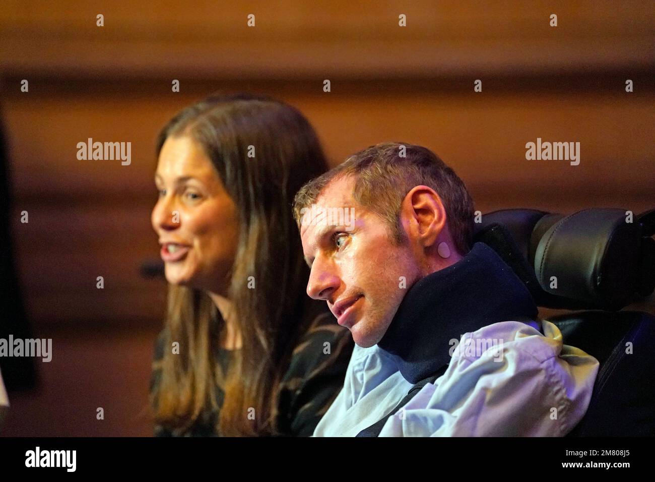 Rob Burrow with wife Lindsey Burrow as he receives the Freedom of the ...