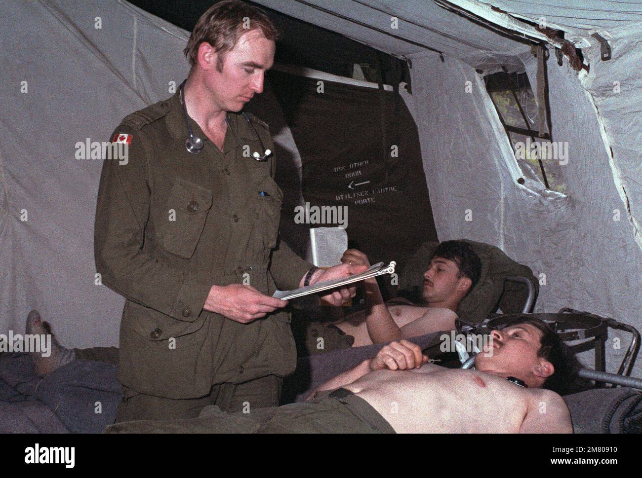 Canadian army doctor hi-res stock photography and images - Alamy
