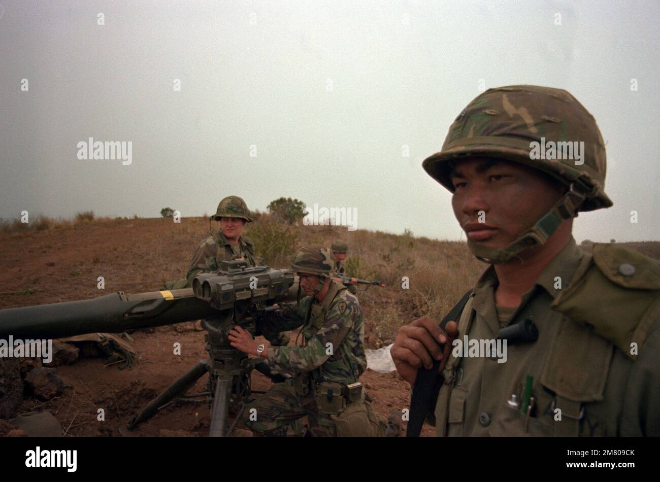 Sergeant Vincente Cruz, section chief, Combat Support Company, 1ST ...