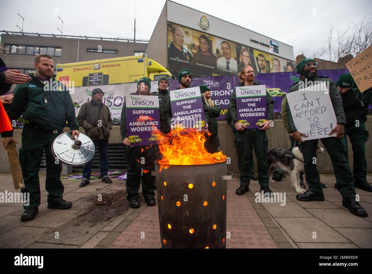 Unison union worker protest placard hi-res stock photography and images ...