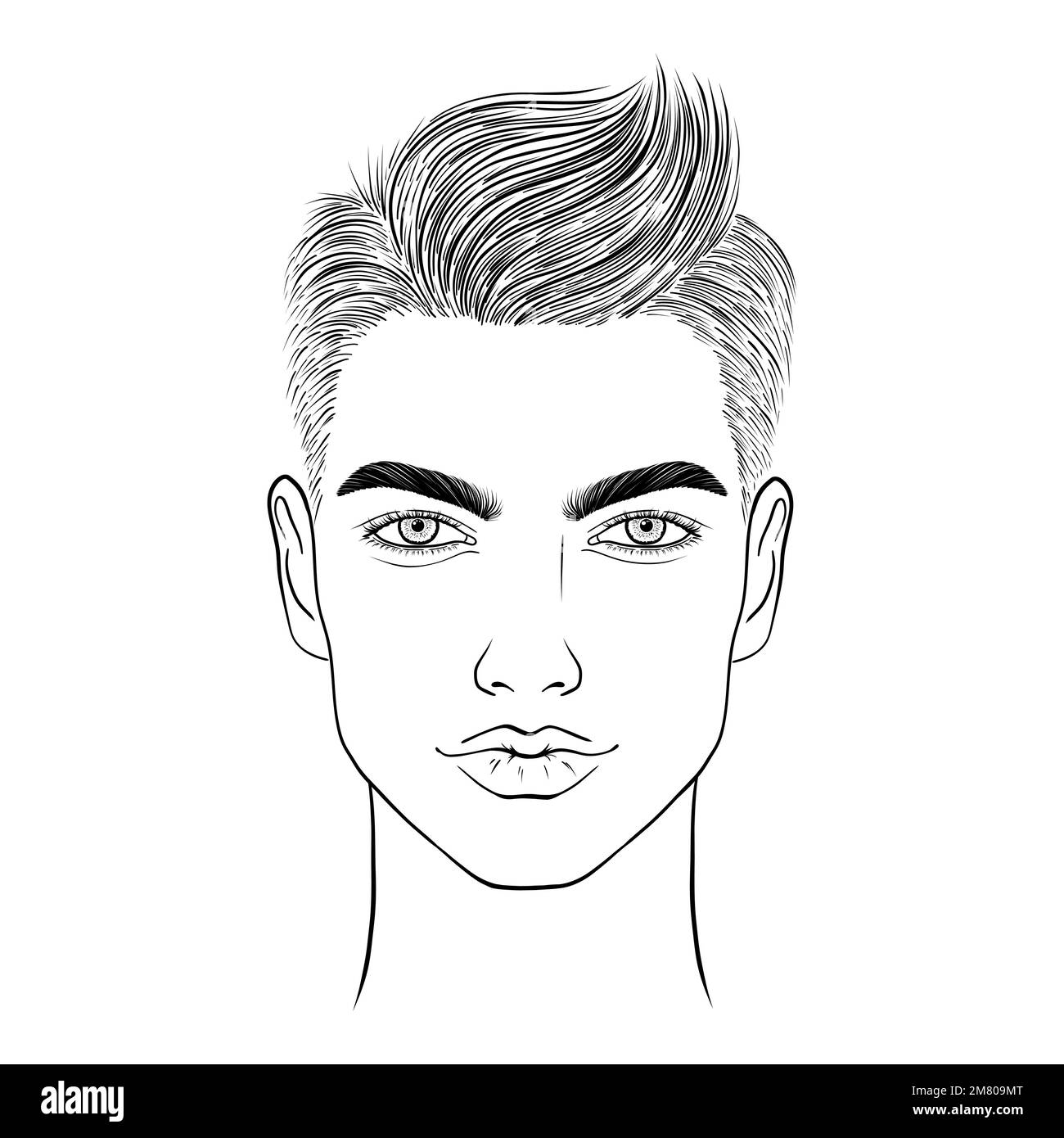 Sketch of young man Stock Vector Image & Art - Alamy Sketch of young man Stock Vector Image & Art - Alamy
