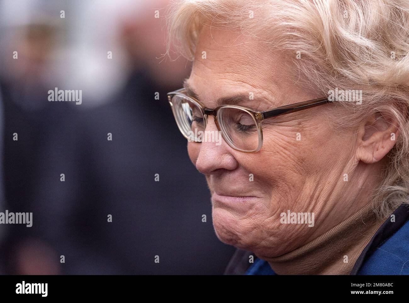 Rostock, Germany. 11th Jan, 2023. Christine Lambrecht (SPD), Federal ...