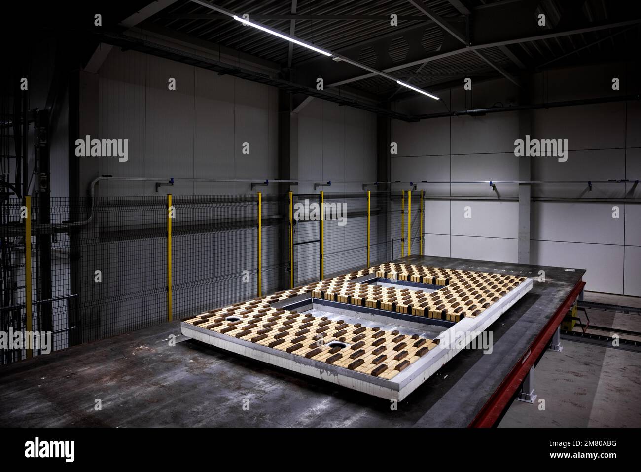 HERENVEEN - Prefab components for homes are manufactured in a prefab ...