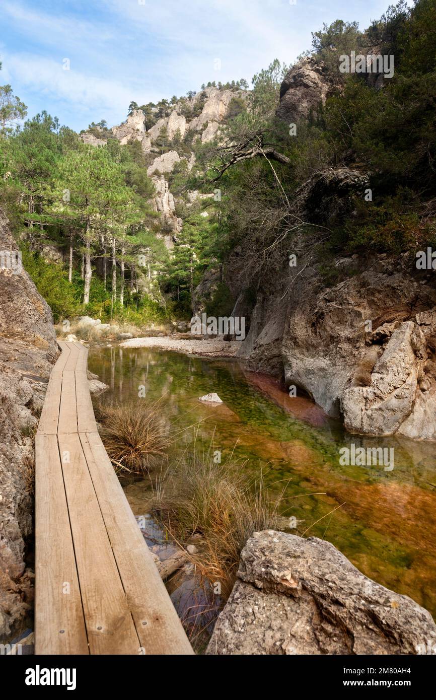 Matarranya river gorge in Spain Stock Photo - Alamy