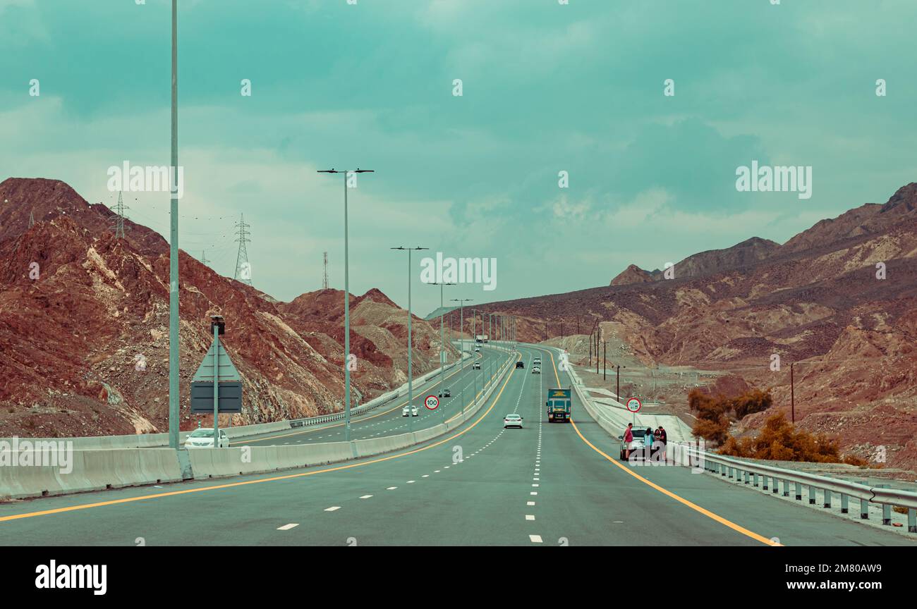 Aerial view of uae flag hi-res stock photography and images - Alamy