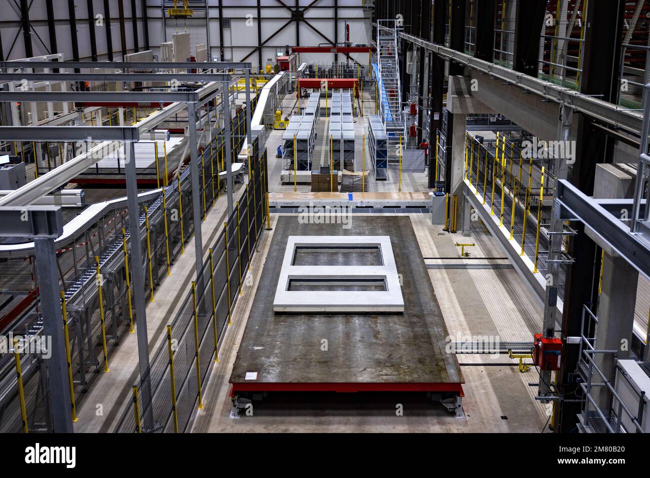 HERENVEEN - Prefab components for homes are manufactured in a prefab ...