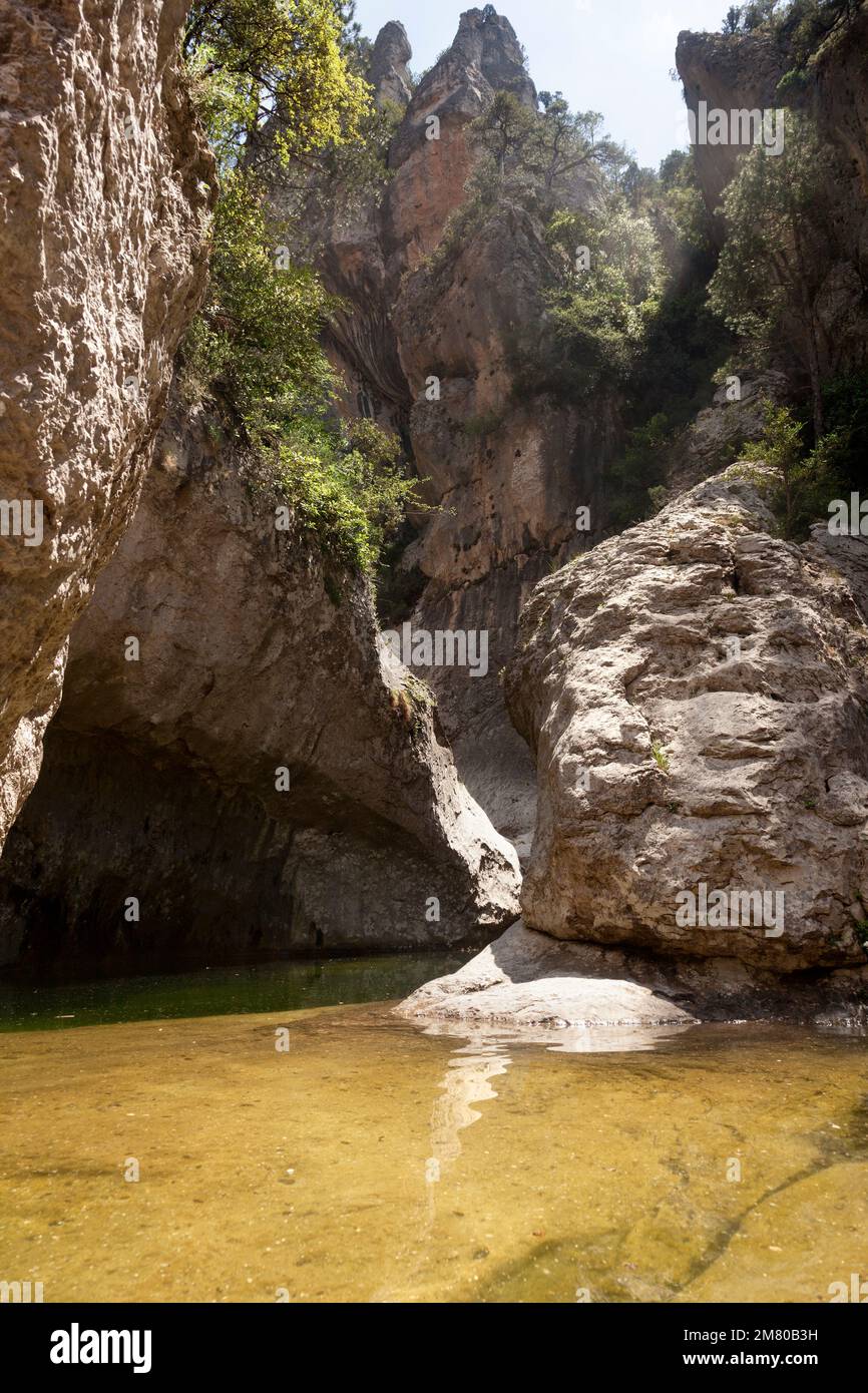 La badina Negra. the water is black by the Depths Stock Photo - Alamy