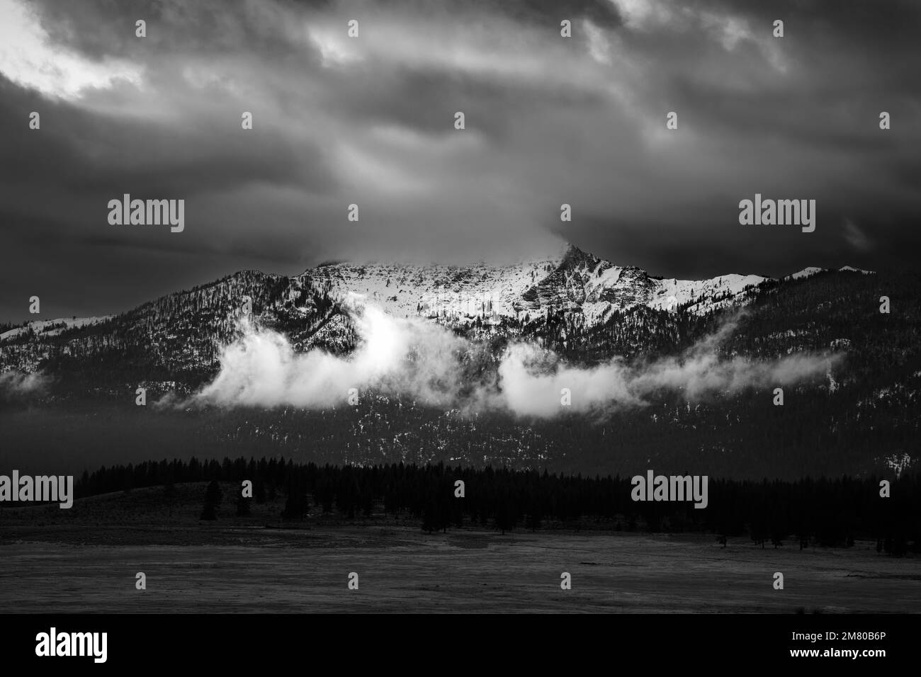 Thompson Peak on the Lassen/Plumas County Line (California, USA) in ...