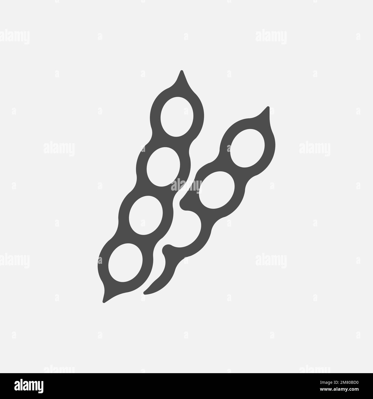 Soy beans icon isolated on white background. Vector illustration. Eps ...