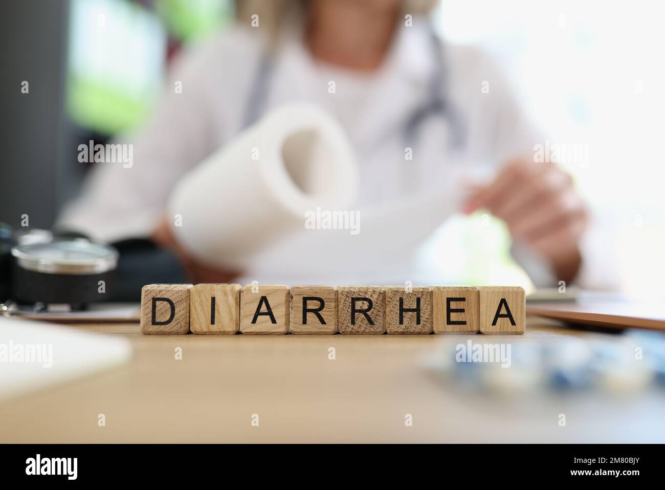 Diarrhea woman toilet hi-res stock photography and images - Alamy