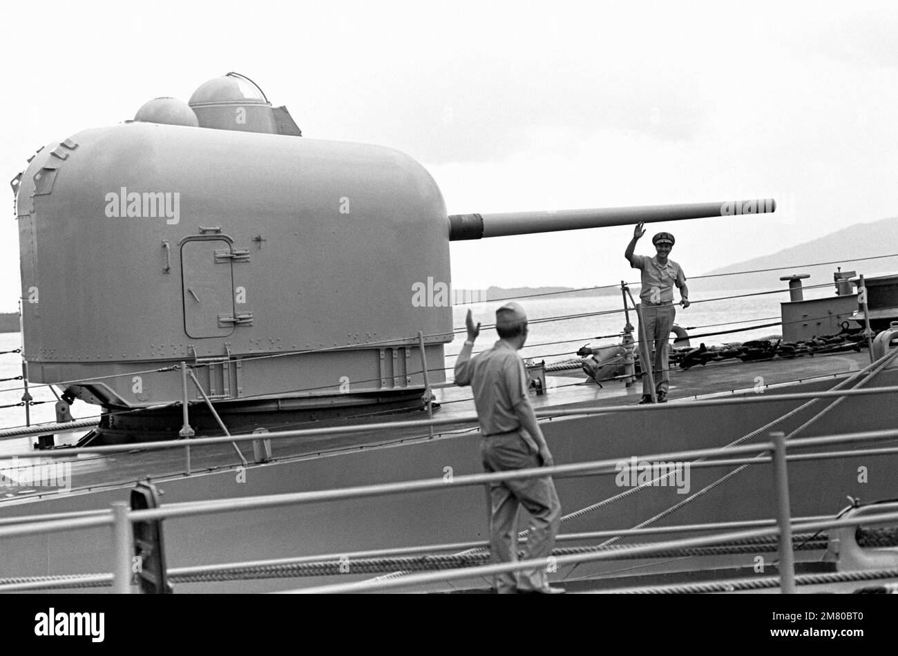 Lieutenant Commander Tom Anderson, aboard the frigate USS BRONSTEIN (FF ...
