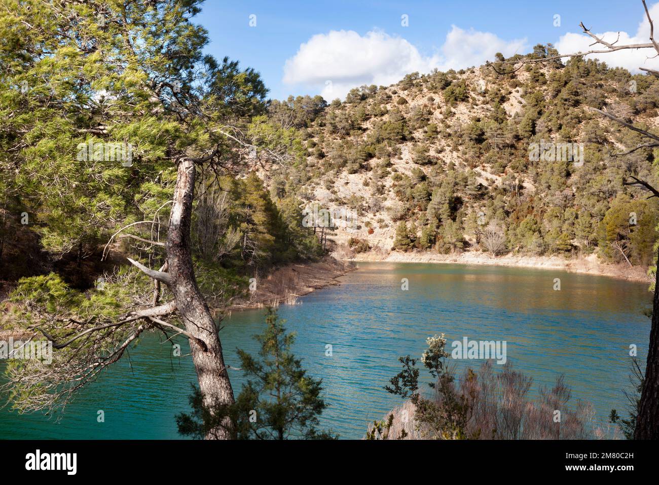 Pena Reservoir Panorama in Teruel, Spain Stock Photo - Alamy