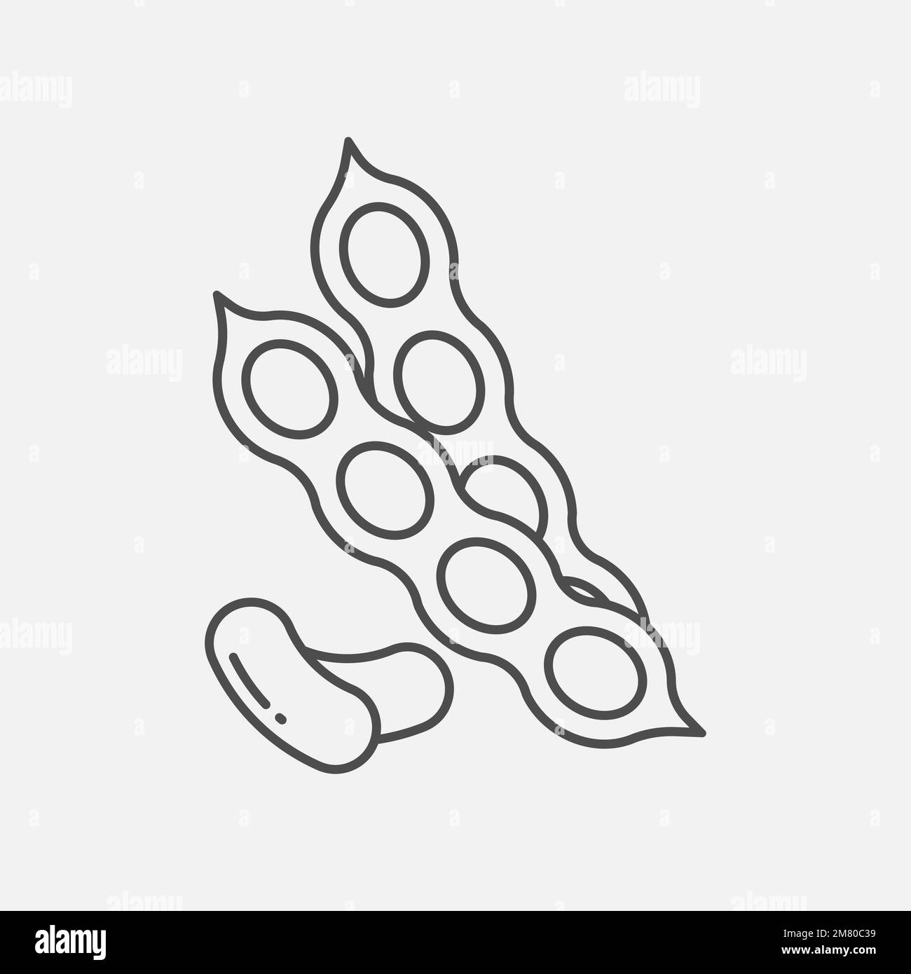 Soybean field Stock Vector Images - Alamy