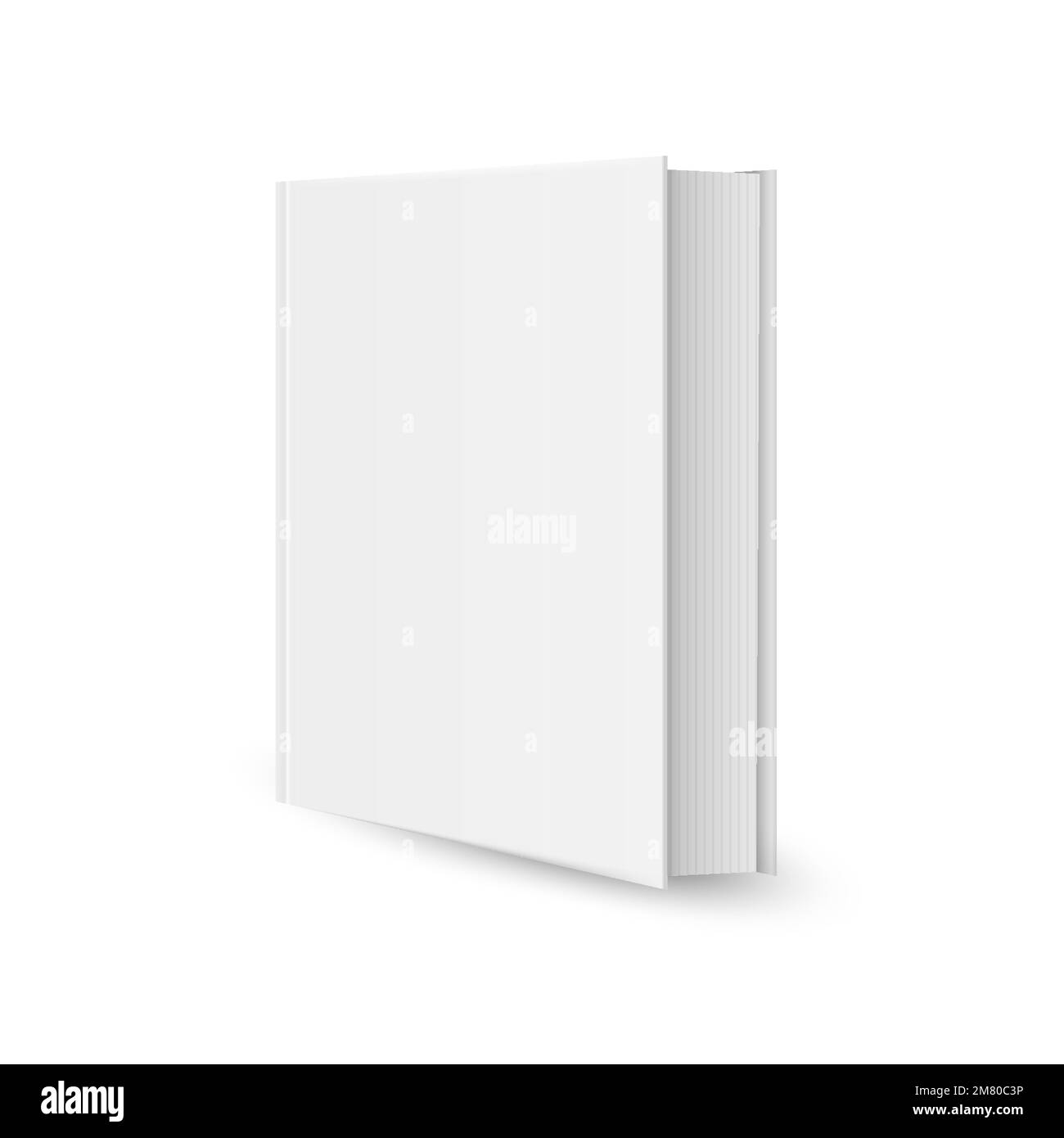 Blank vertical book template. Blank magazine or book cover, brochure ...