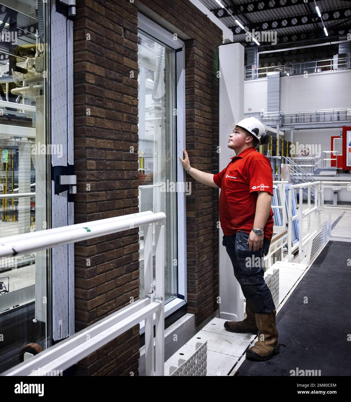 HERENVEEN - Prefab components for homes are manufactured in a prefab ...