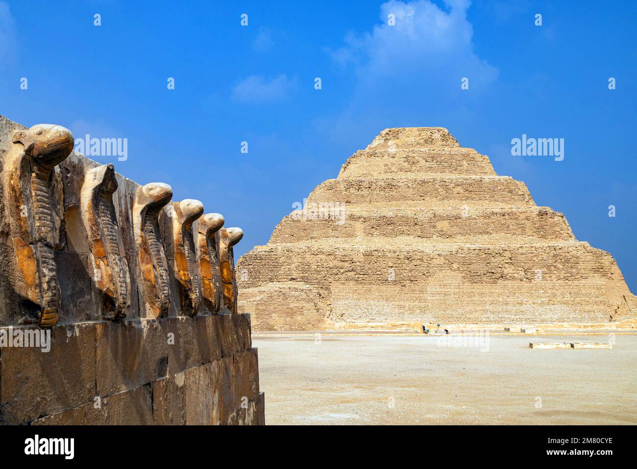 THE STEP PYRAMID OF DJOSER, THE OLDEST EDIFICE IN STONE AND FIRST ...