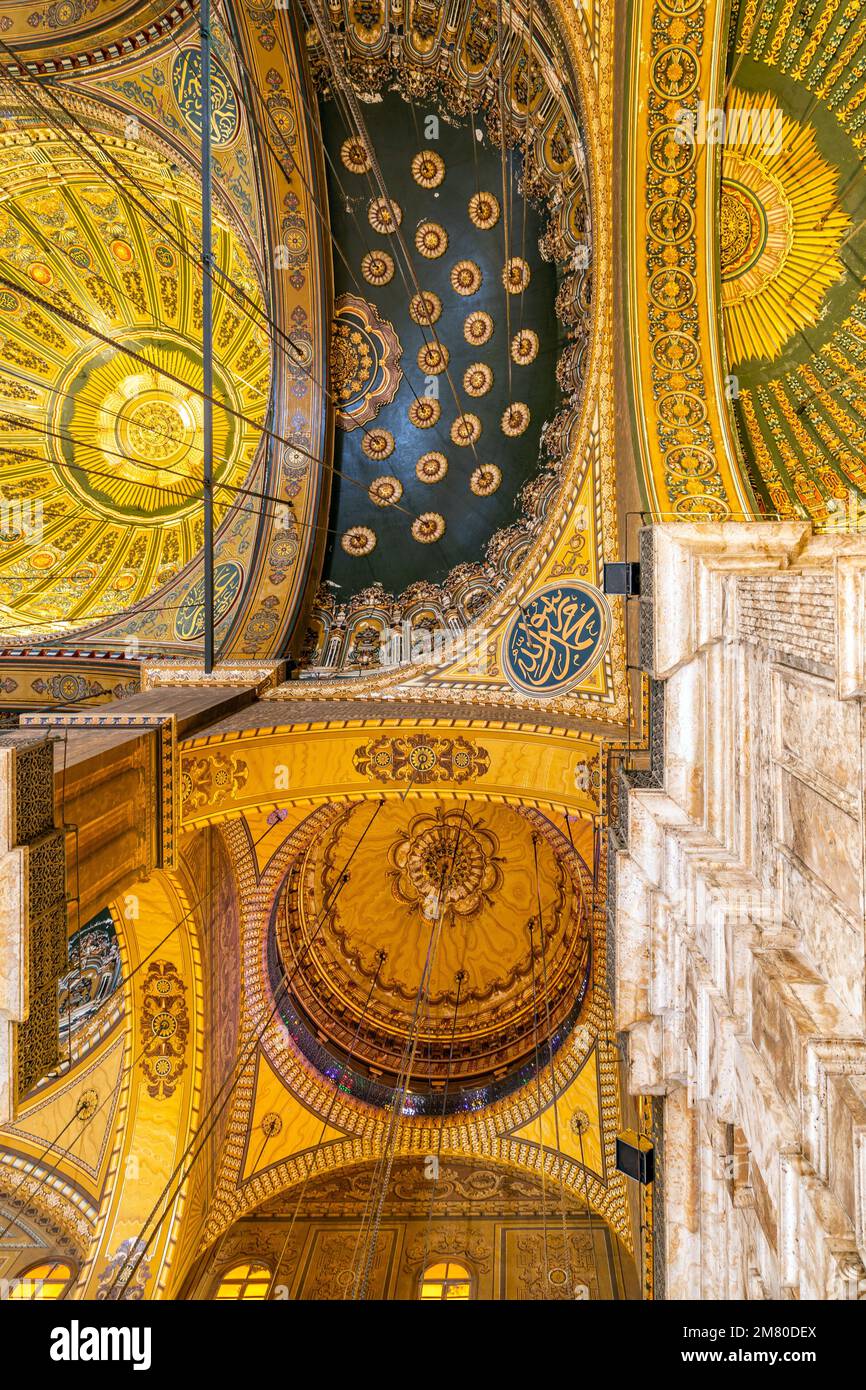 HALF-DOME CUPOLAS ORNAMENTED WITH PAINTINGS AND GILDING, THE CENTER 52 ...