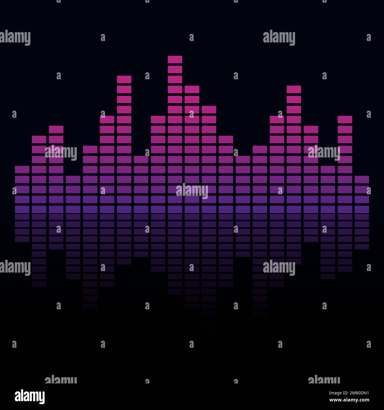 Frequency audio waveform, music wave HUD interface elements, voice ...