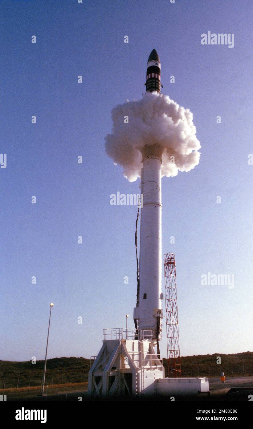 Peacekeeper missile hi-res stock photography and images - Alamy