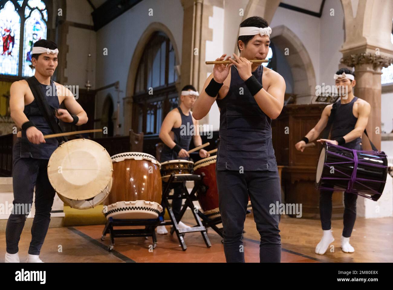Shumei Taiko performance by Japanese professional drummers at All ...