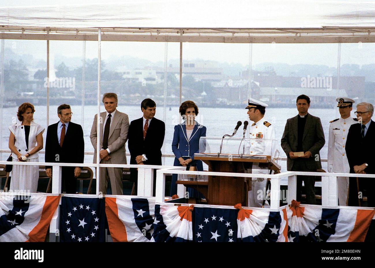 CAPT William L. Powell Jr., commanding officer, blue crew, of the ...