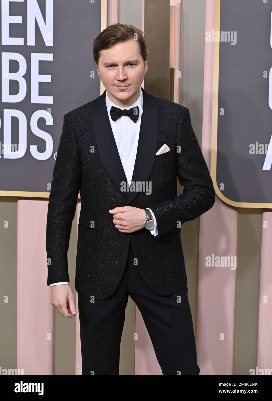 Los Angeles, USA. 10th Jan, 2023. Paul Dano arriving at the 80th Golden ...