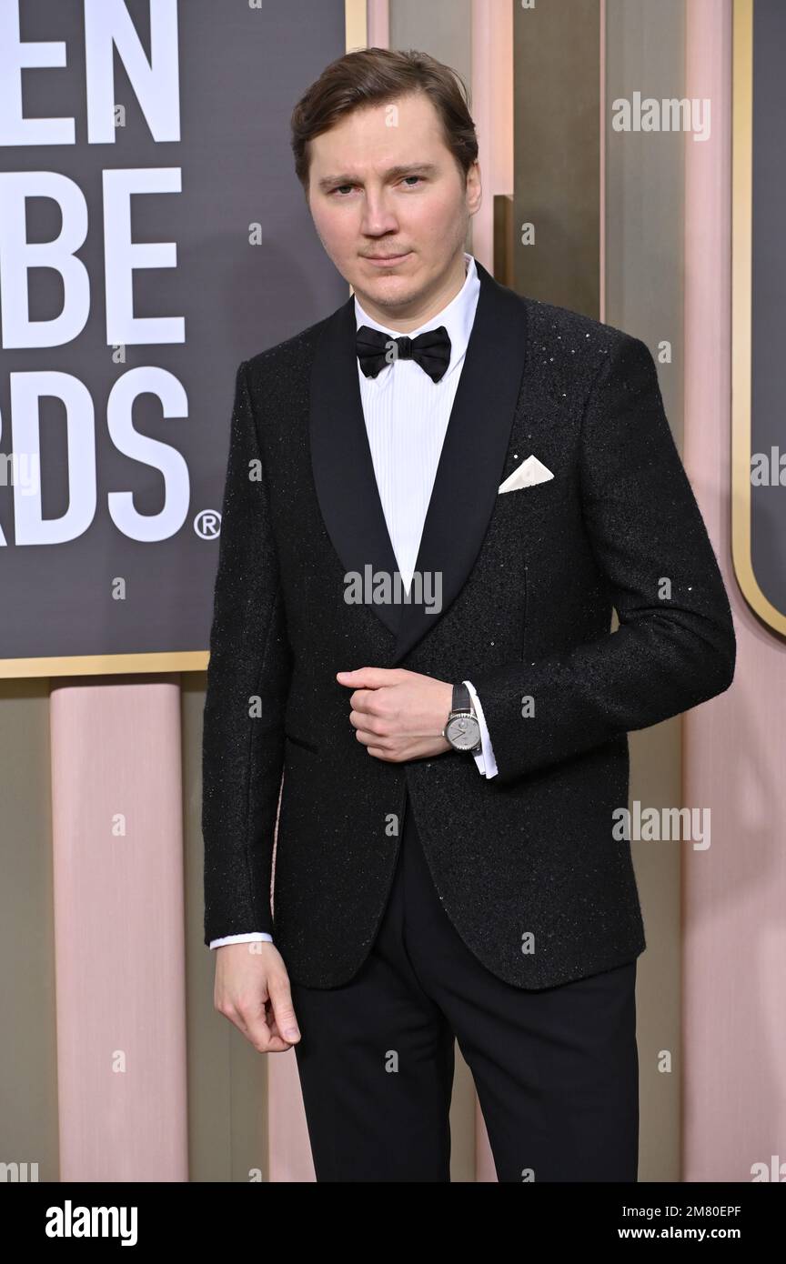 Los Angeles, USA. 10th Jan, 2023. Paul Dano arriving at the 80th Golden ...