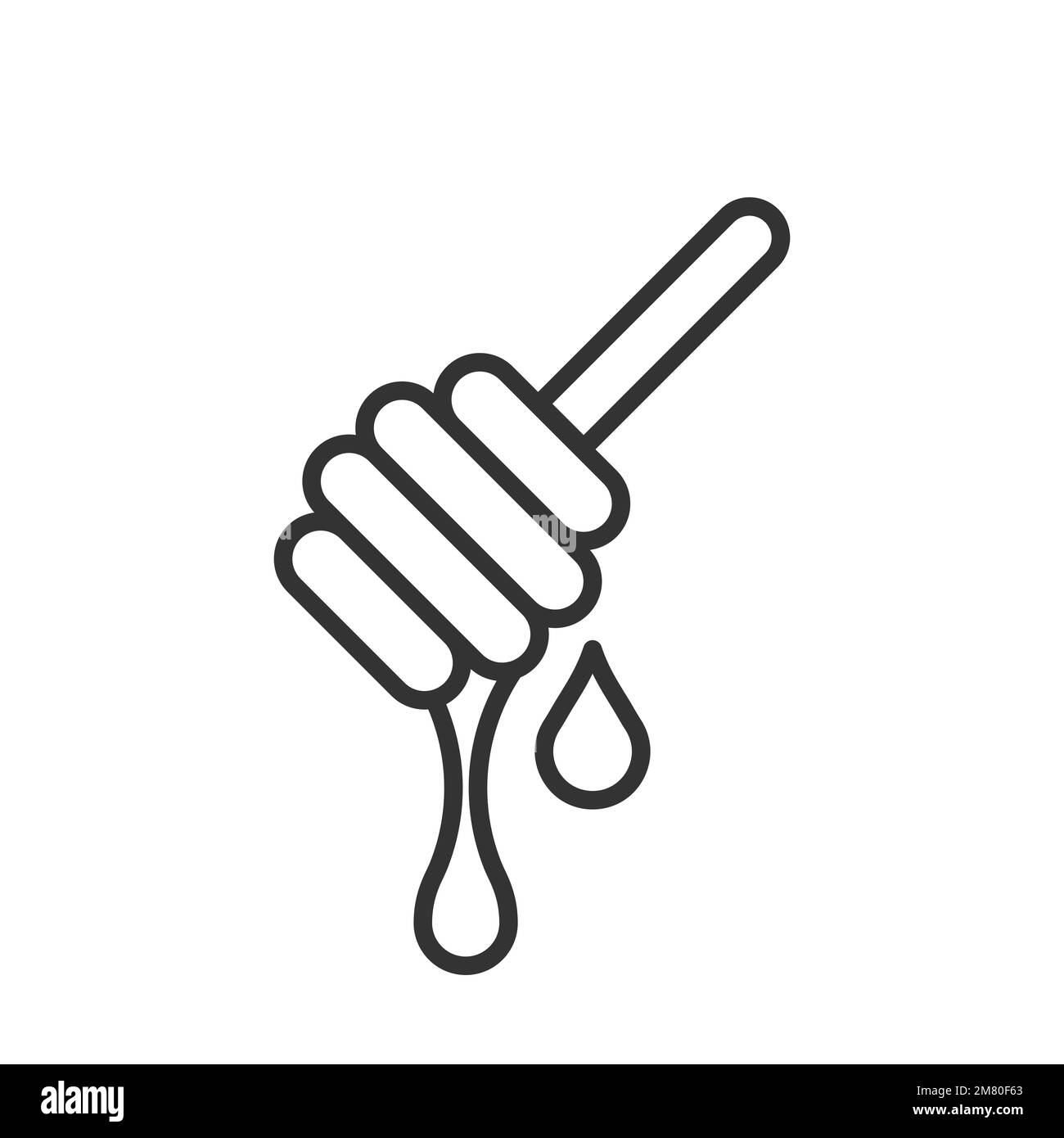 Dripping Honey Icon. honey spa therapy icon on. Vector illustration ...