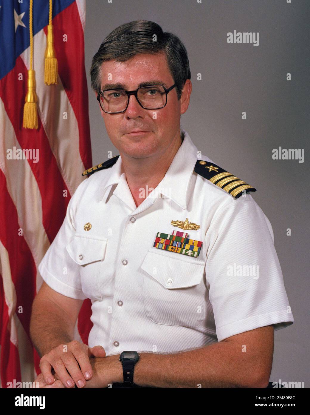 Captain Donald E. Nolan, USN (uncovered). Country: Unknown Stock Photo ...