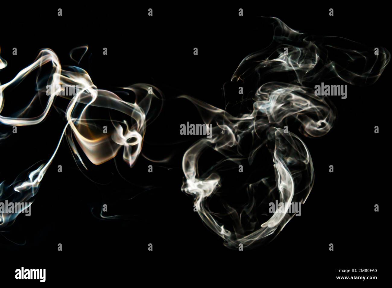 Smoke effect texture. Isolated background. Black and dark backdrop ...
