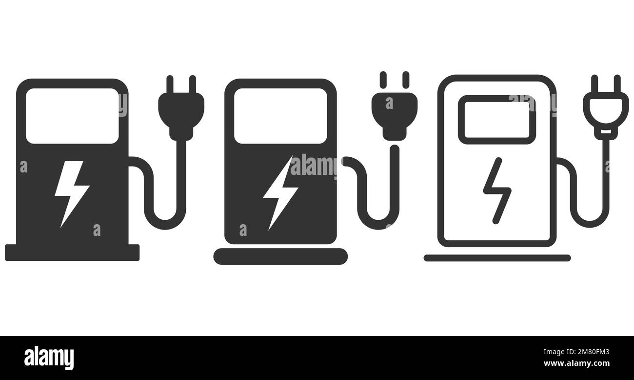 Supercharger electric vehicle Cut Out Stock Images & Pictures - Alamy