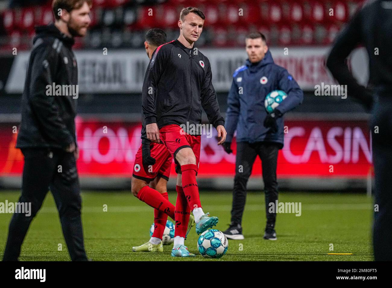 ROTTERDAM, NETHERLANDS - JANUARY 11: Peer Koopmeiners of Excelsior ...