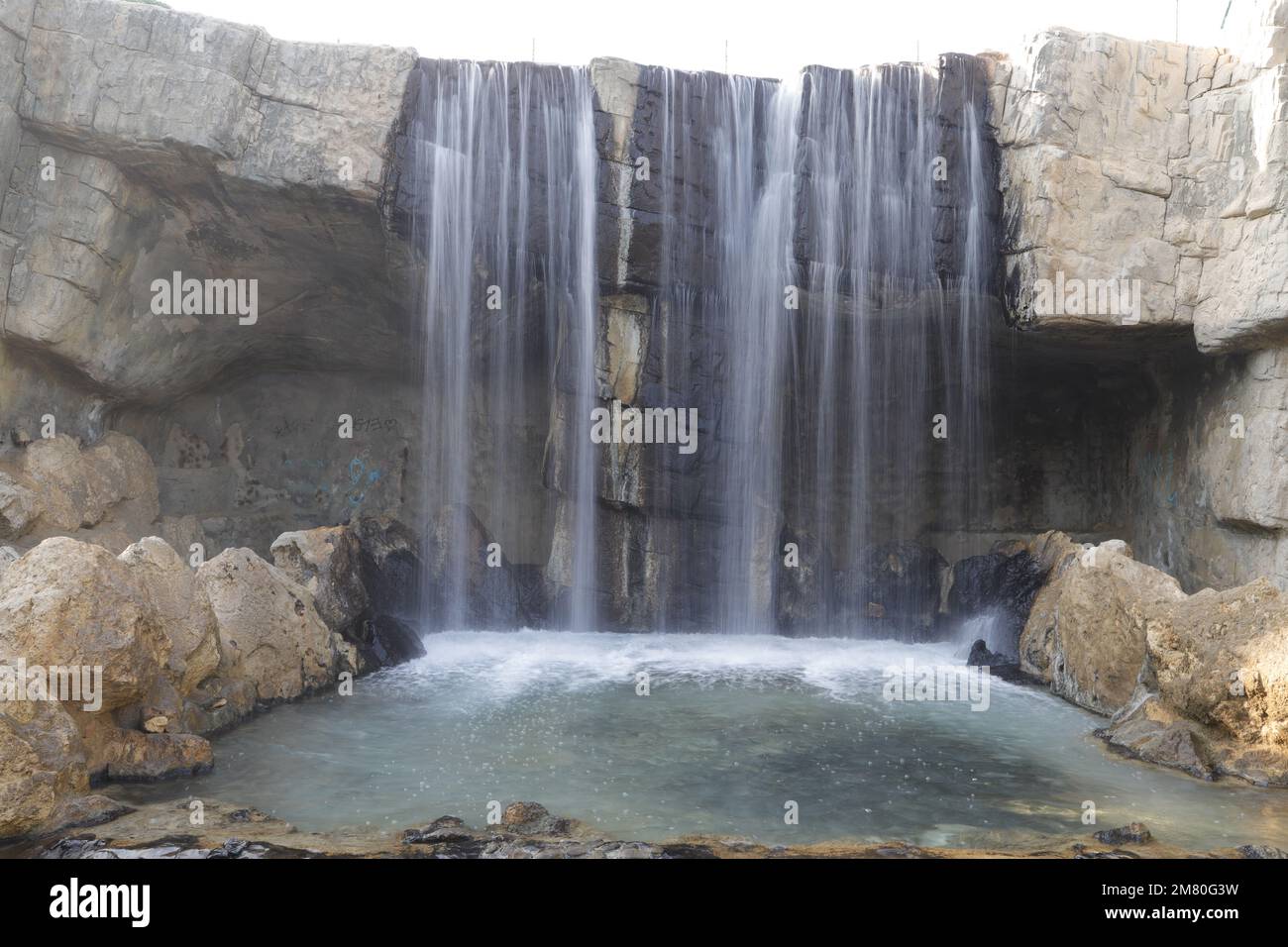 slow shutter speed at a waterfall Stock Photo - Alamy