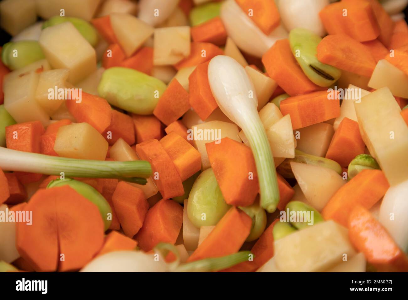 Chopped potato mixed vegetables hi-res stock photography and images - Alamy