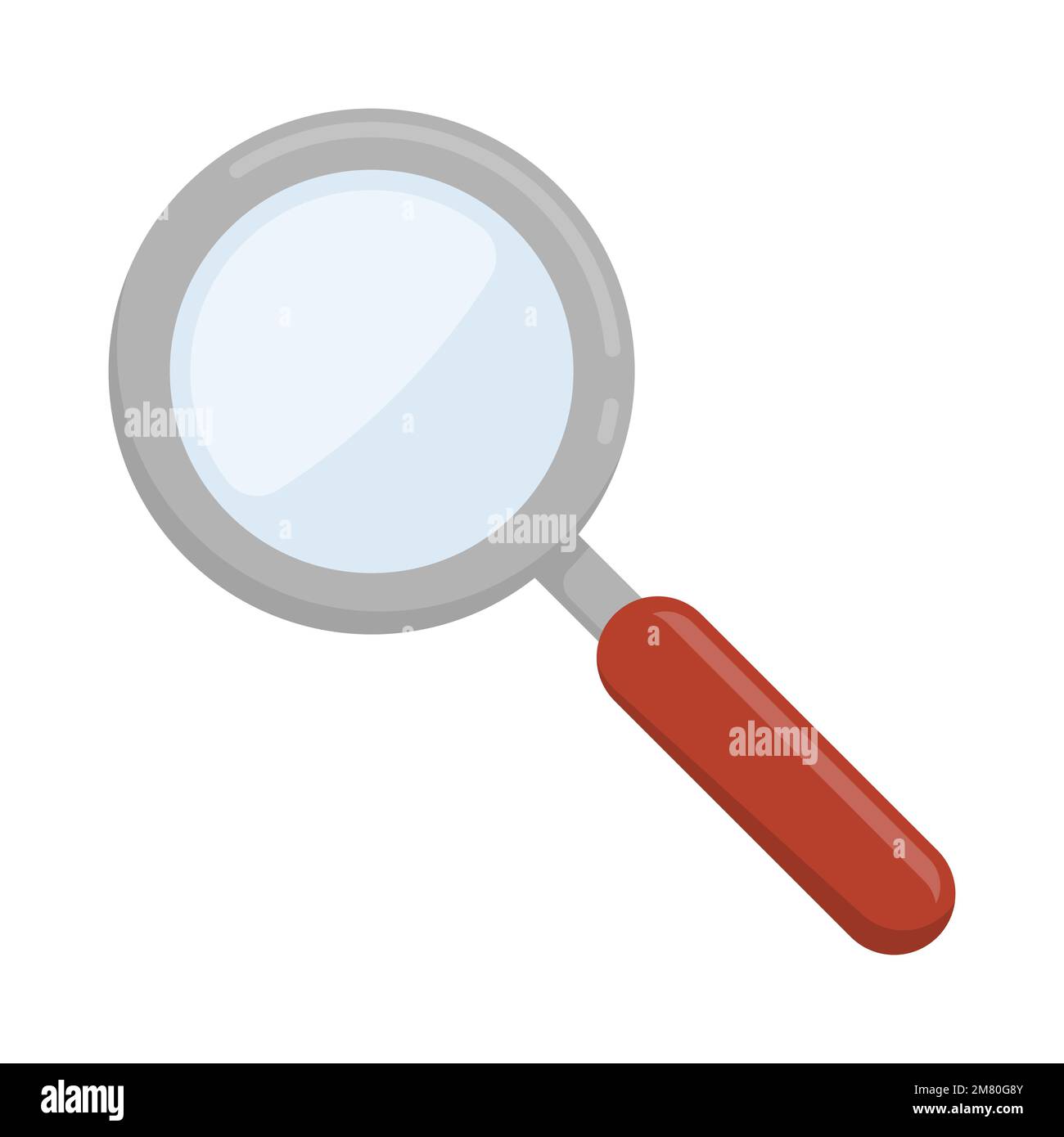 Magnifying glass. Analysis concept. Vector illustration. Eps 10 Stock ...