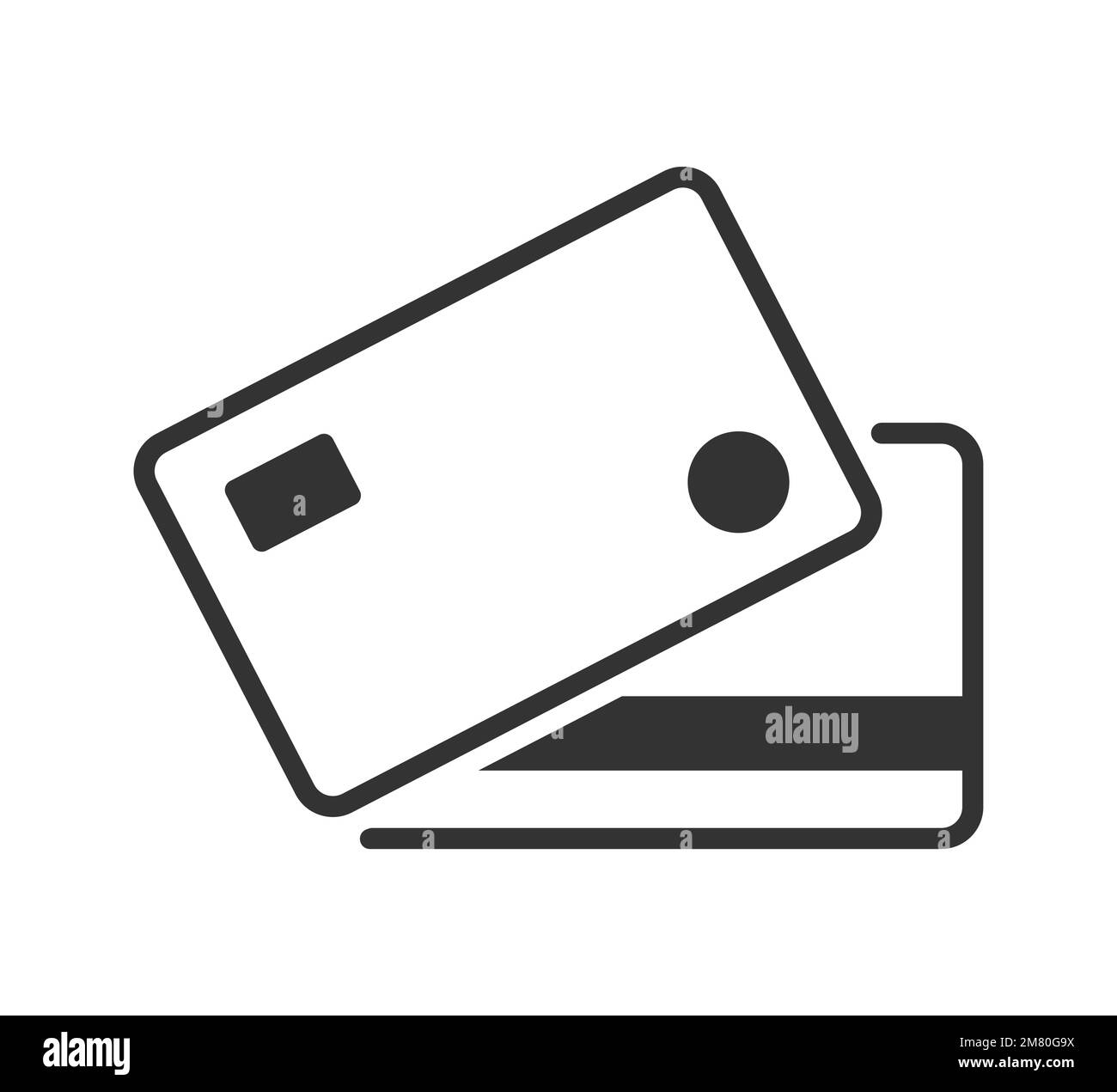 Bank card, credit card icon. Payment sign. Vector illustration. Eps 10 ...