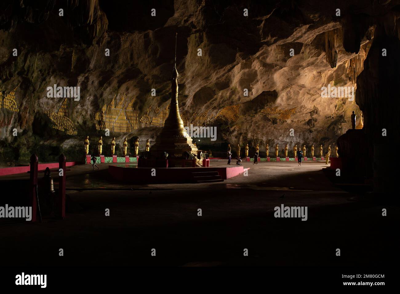 sadan cave system near hpa an - Sadan Cave , Myanmar Stock Photo - Alamy