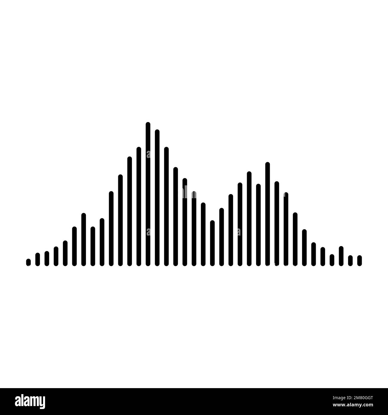 Digital waveform equalizer hud elements Cut Out Stock Images & Pictures ...