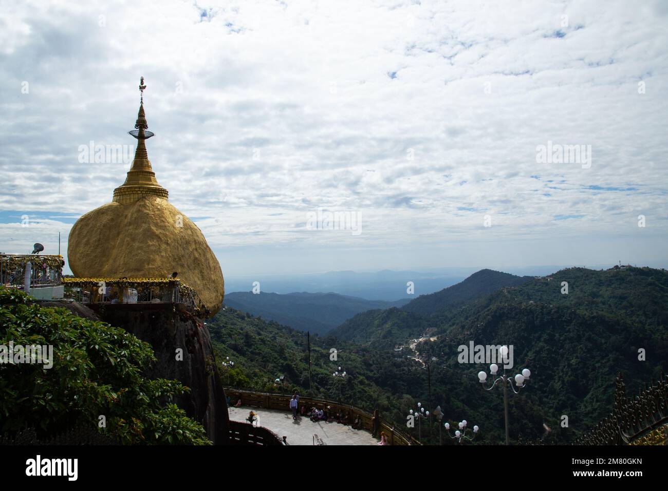 The Kyaik Htee Yoe Pagoda, or Golden Rock, also known as the Kyaiktiyo ...