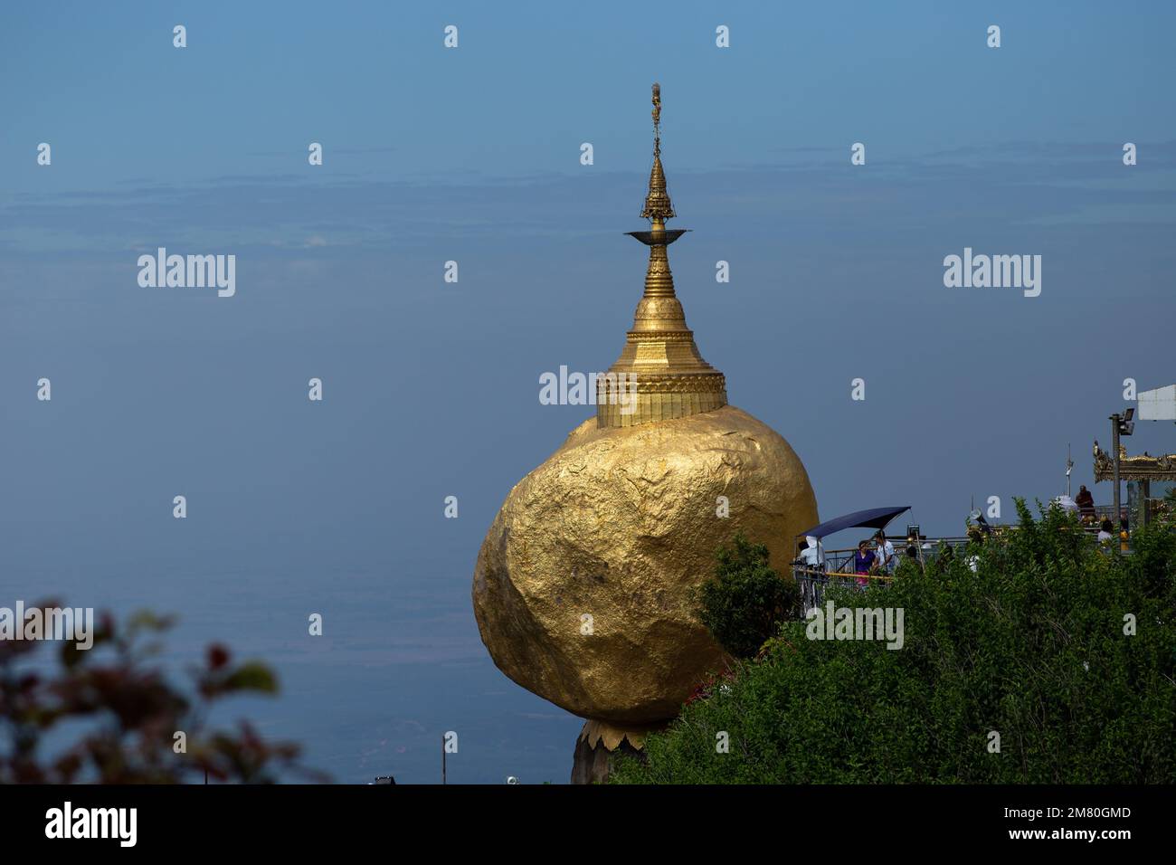 The Kyaik Htee Yoe Pagoda, or Golden Rock, also known as the Kyaiktiyo ...