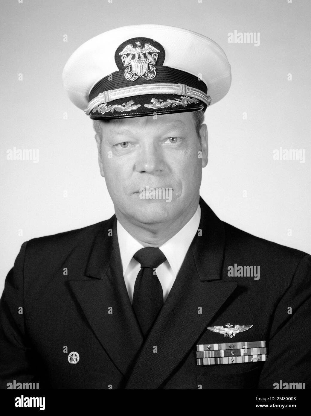 Captain John O. Rasmussen, USN (covered). Country: Unknown Stock Photo ...