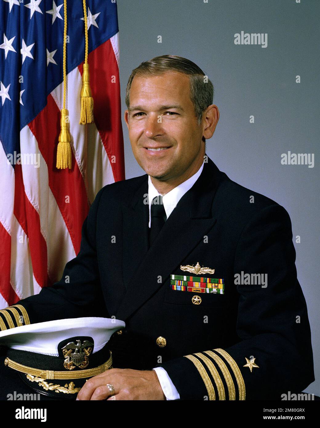 CDR Theodore Fijak, USN (uncovered). Country: Unknown Stock Photo - Alamy
