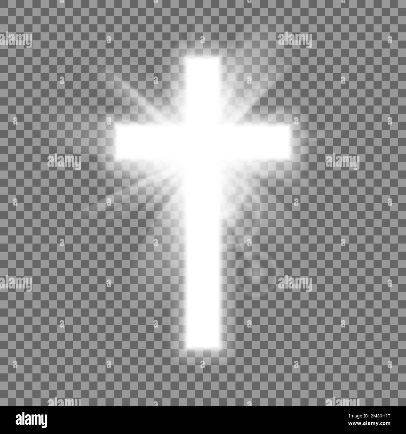 Christian Heaven Holy Light Glow Effect Vector Shine Symbol Of