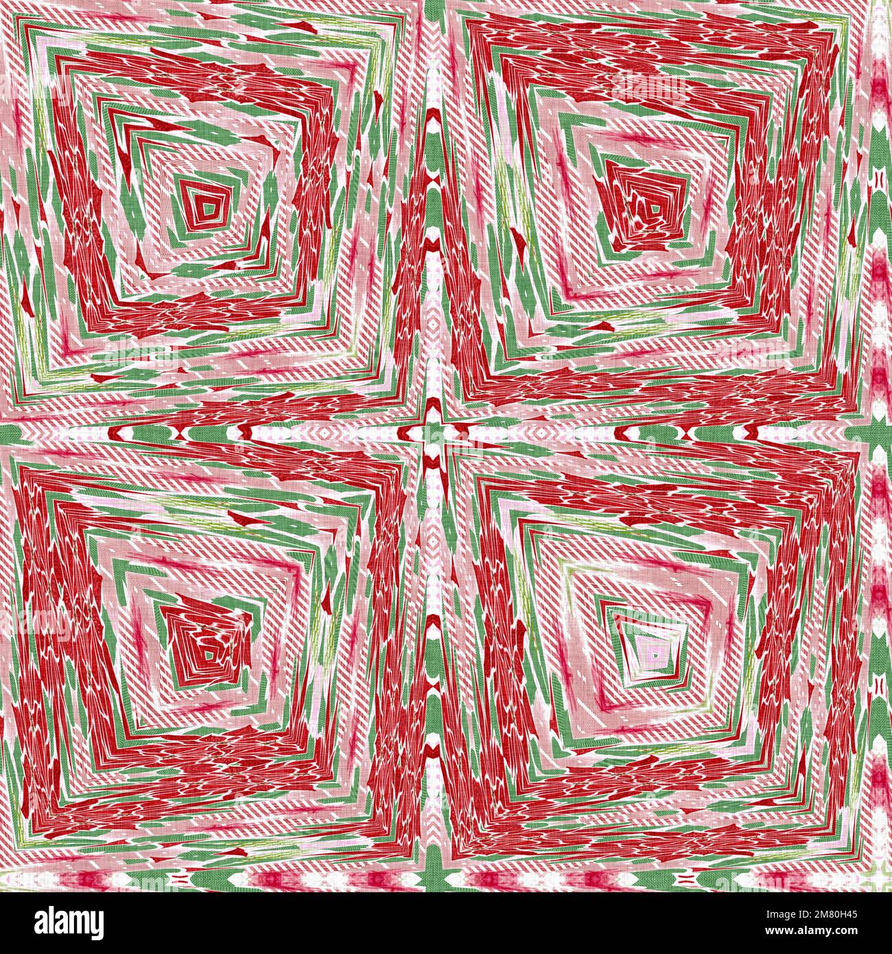 Christmas geometric gift wrap pattern. Contemporary holiday quilt with ...