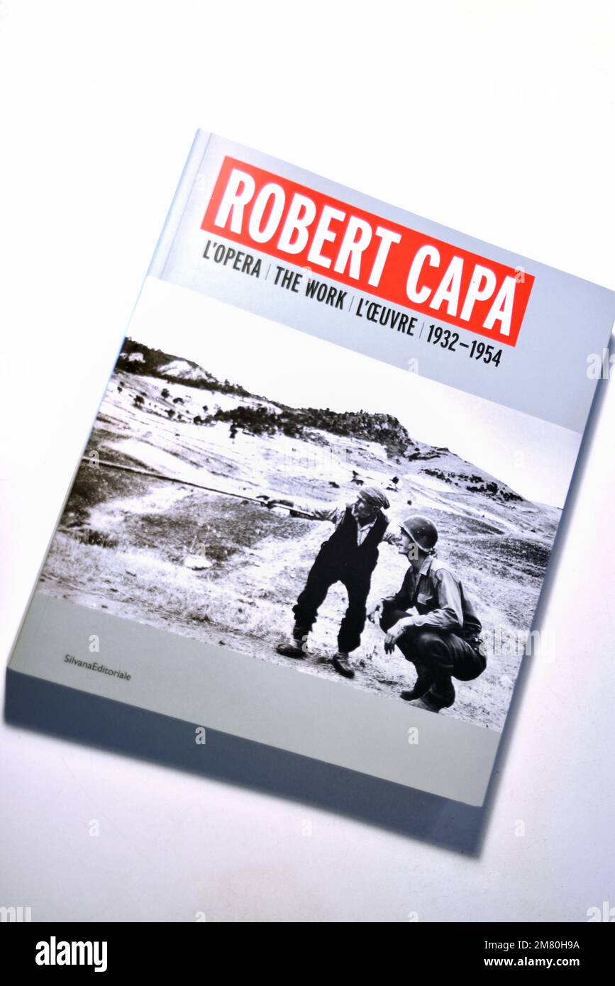 Rovigo, Italy. Palazzo Roverella., Robert Capa Photo exhibition. Title ...