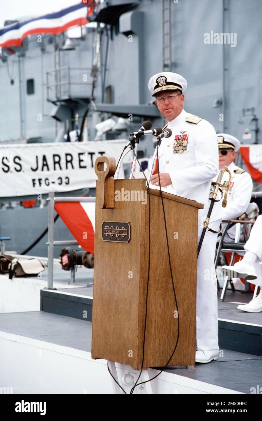 Commodore E. Inman Carmichael, Commander, Naval Base, San Diego ...
